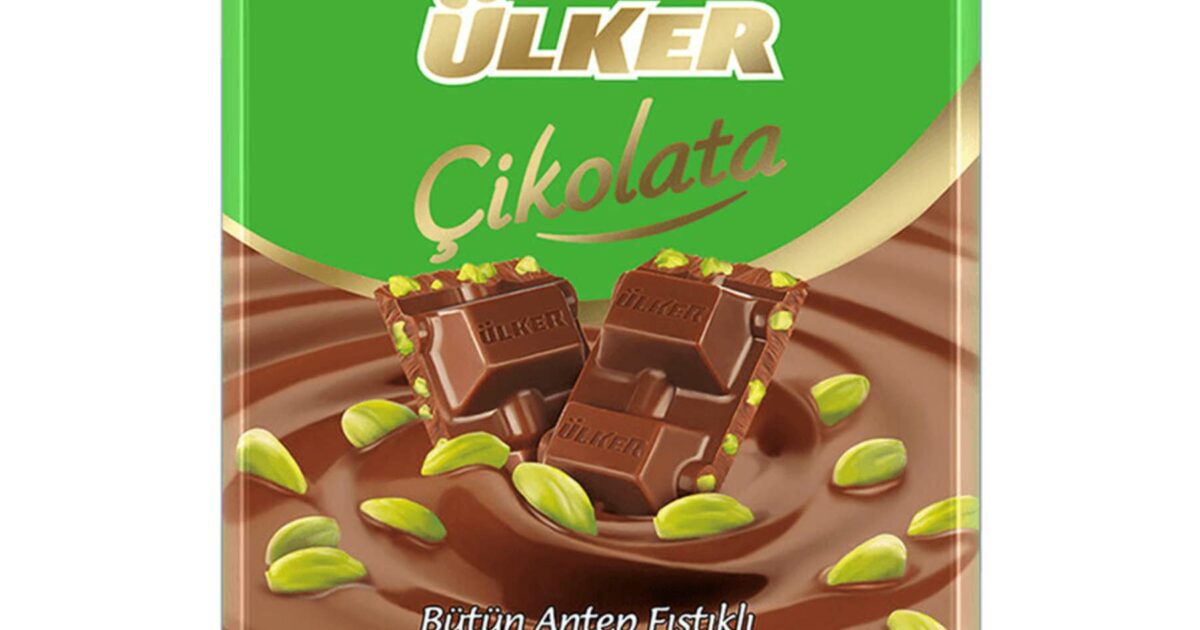 Ulker Chocolate With Pistachios 80g Canada Usa