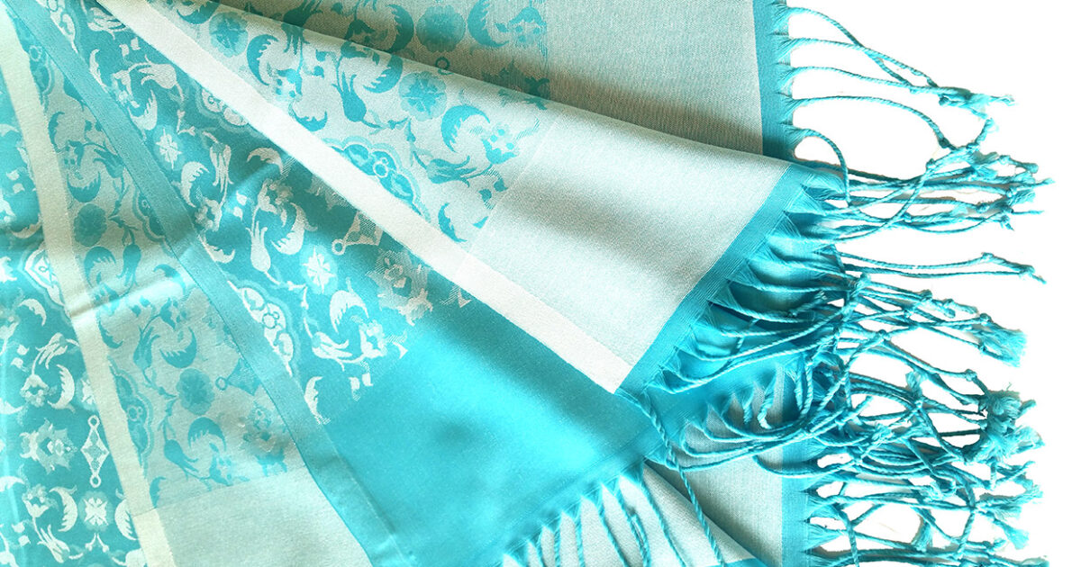 Turkish Ottoman Style %100 Silk Scarf | Bursa Ipek Sal & Esarp ...